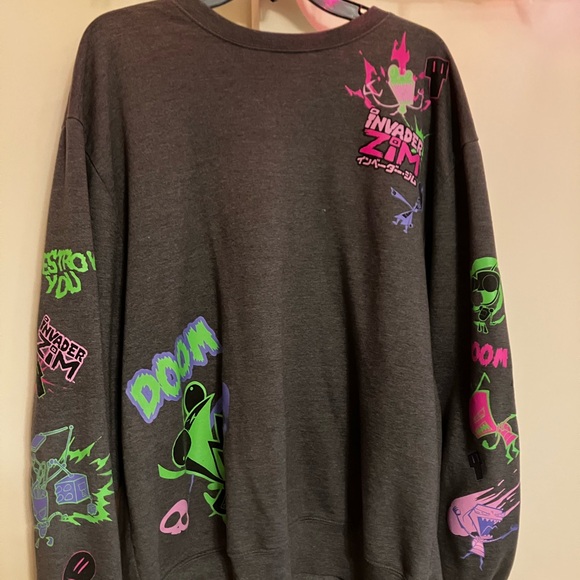 Hot Topic | Jackets & Coats | Invader Zim Graphic Sweatshirt | Poshmark
